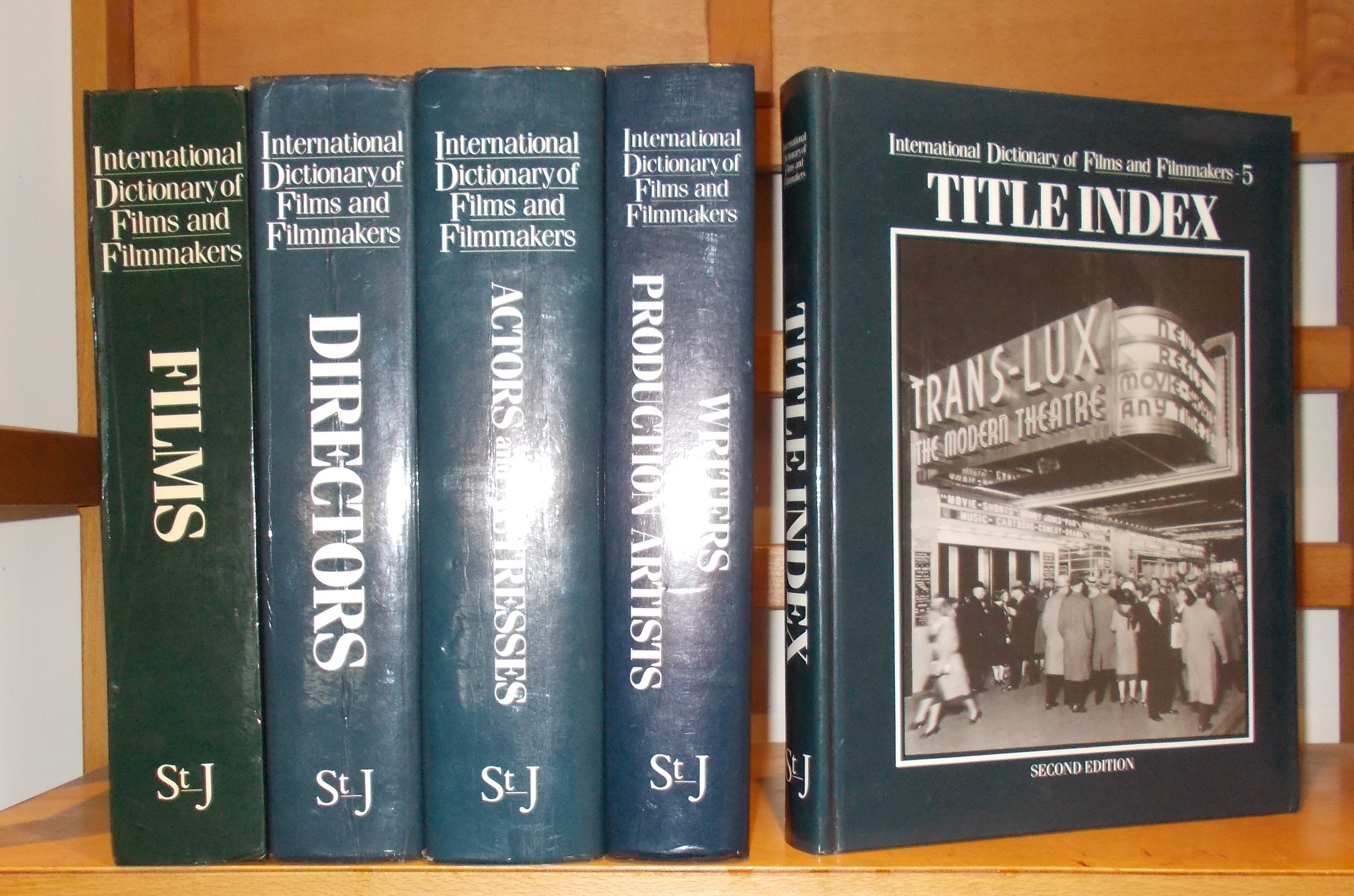 International Dictionary of Films and Filmmakers [ Complete Set in 5 ...