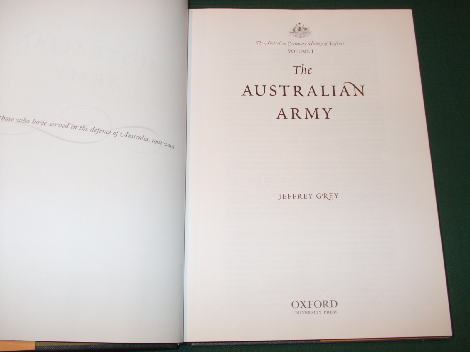 The Australian Centenary History of Defence: Volume 1: The Australian ...